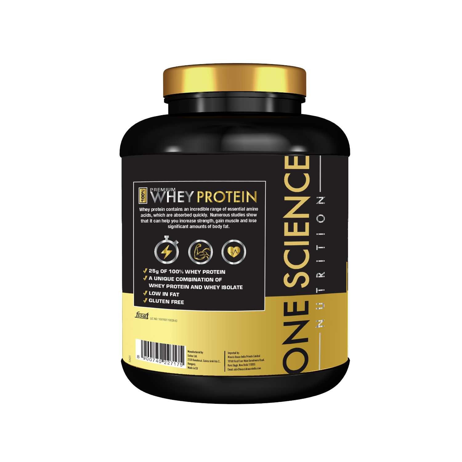 One Science Nutrition Premium Whey Protein [Grass Fed Whey] – 2.26 Kg ...